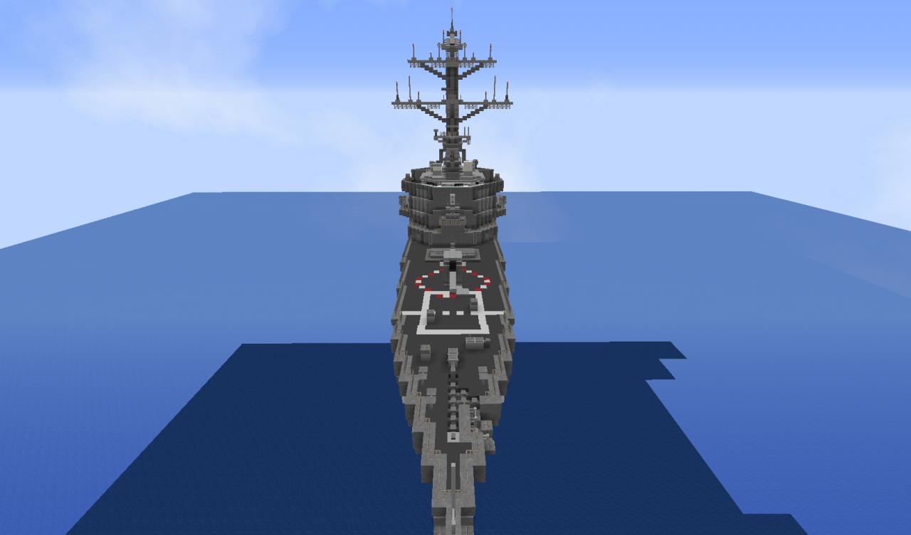 USS Bainbridge DDG-96 - Flight IIa Arleigh Burke Class Destroyer Minecraft Map