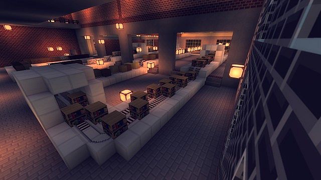 Factory bookshelves. Minecraft Map