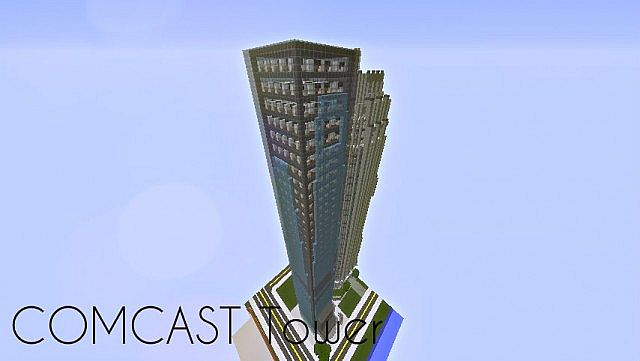 Comcast Tower Minecraft Map