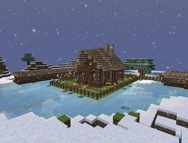 Winter House Minecraft Map