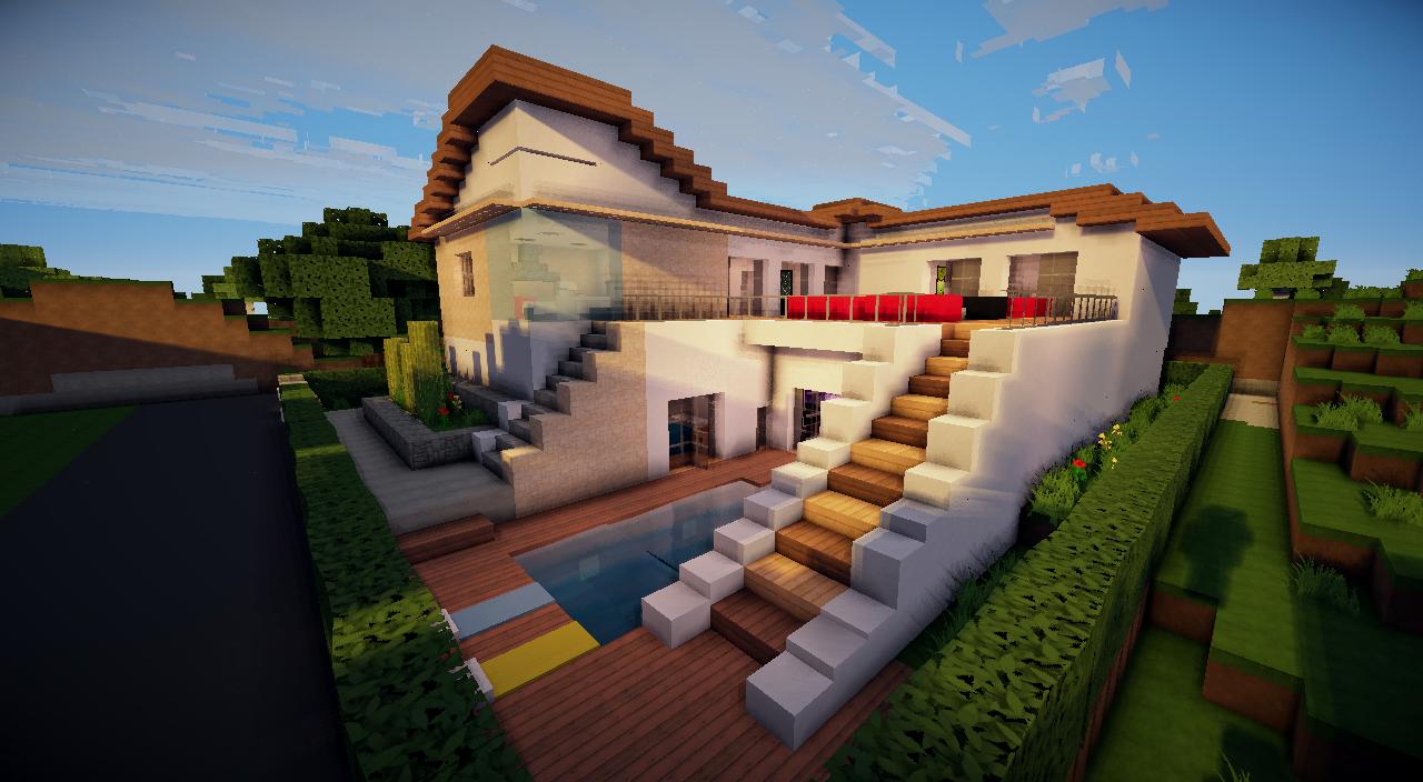 modern house /france cannes house Minecraft Map