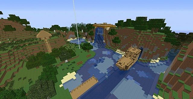 The Boats Village Minecraft Map
