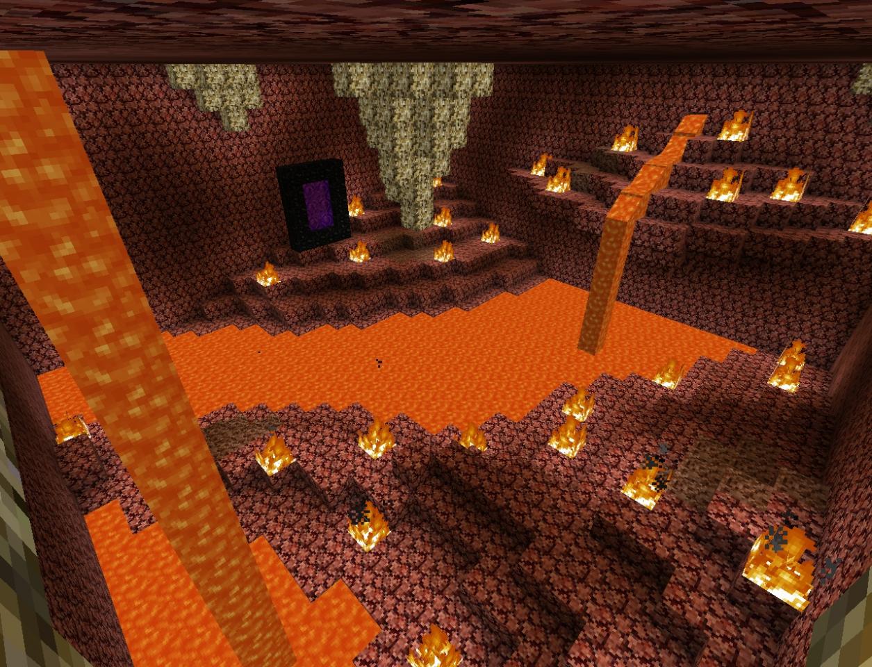 Mini Nether 30x30 Minecraft Map