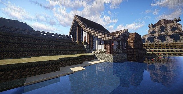 Medieval Water Mill Minecraft Map