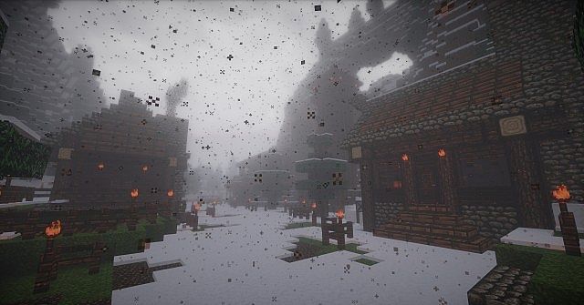The Snow Town Minecraft Map