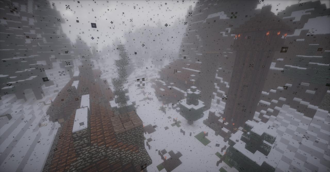 The Snow Town Minecraft Map