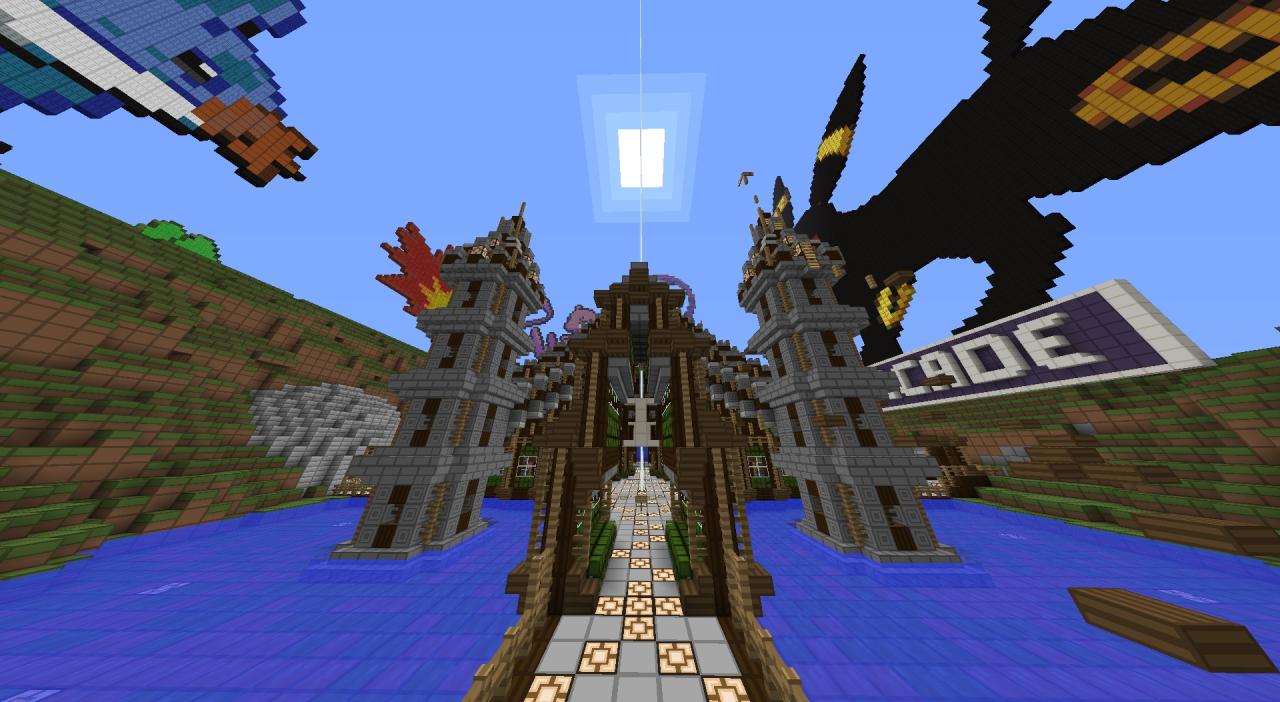 kiwi's pixelmon server's hub Minecraft Map