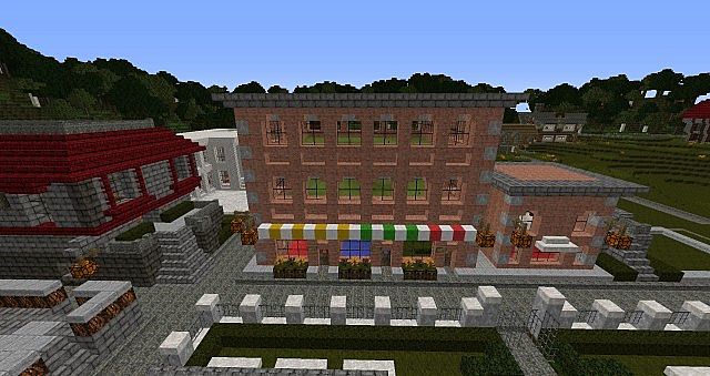1920's style new york apartment/shop block Minecraft Project