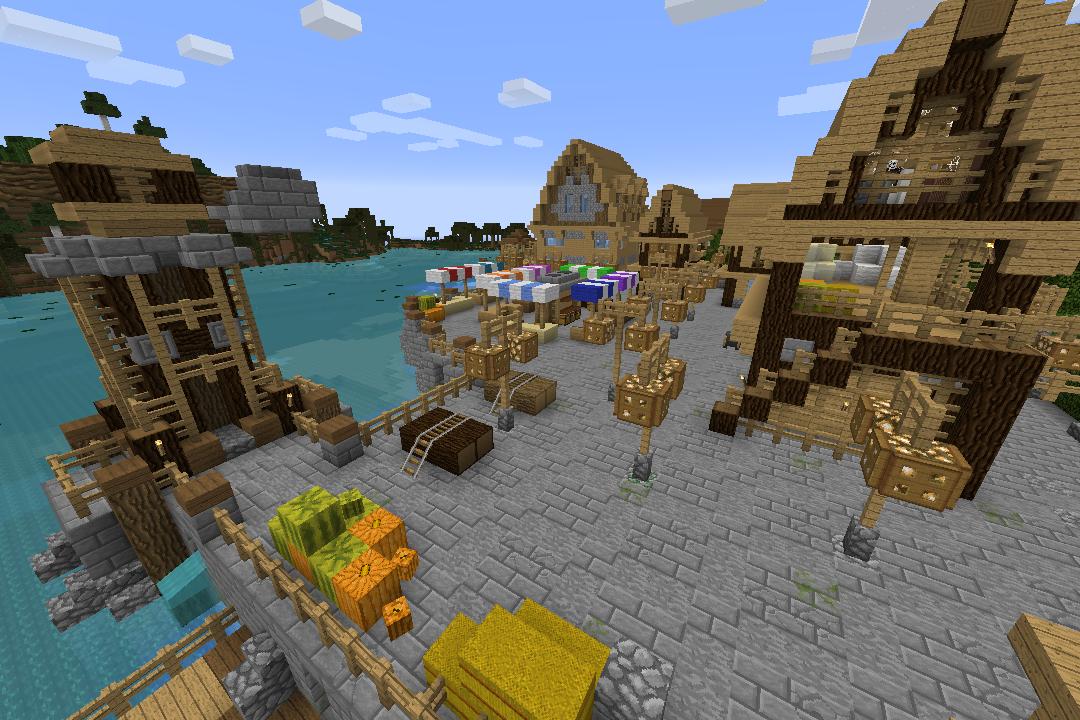 Large Server Spawn Minecraft Map