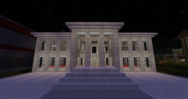 modern style parliament/government capitol building Minecraft Map
