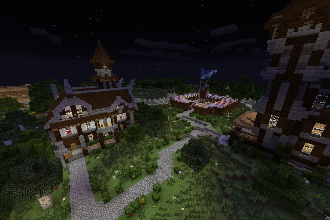 Large Server Spawn Minecraft Map