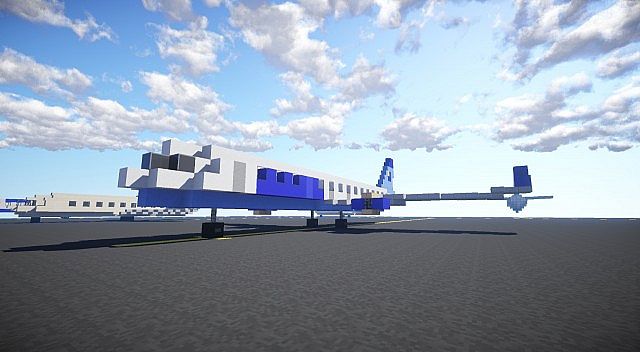 Boeing 757-200 [1:1] Minecraft Map