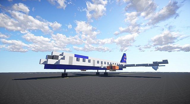 Boeing 757-200 [1:1] Minecraft Map