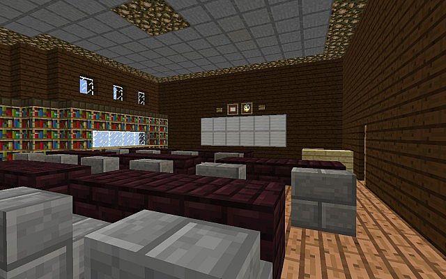 School Campus Project With Many Buildings Minecraft Map