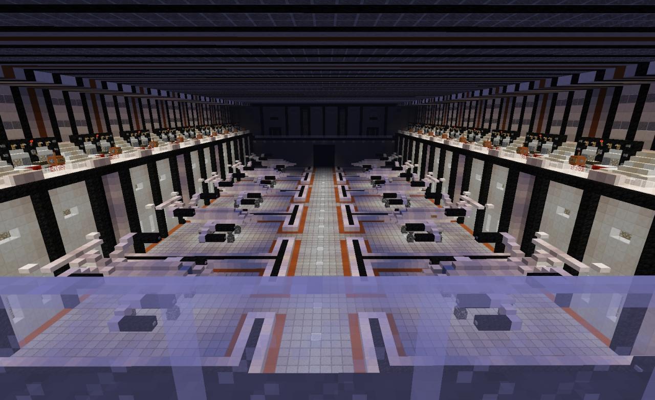 Futuristic AirForce Staging Facility Minecraft Map