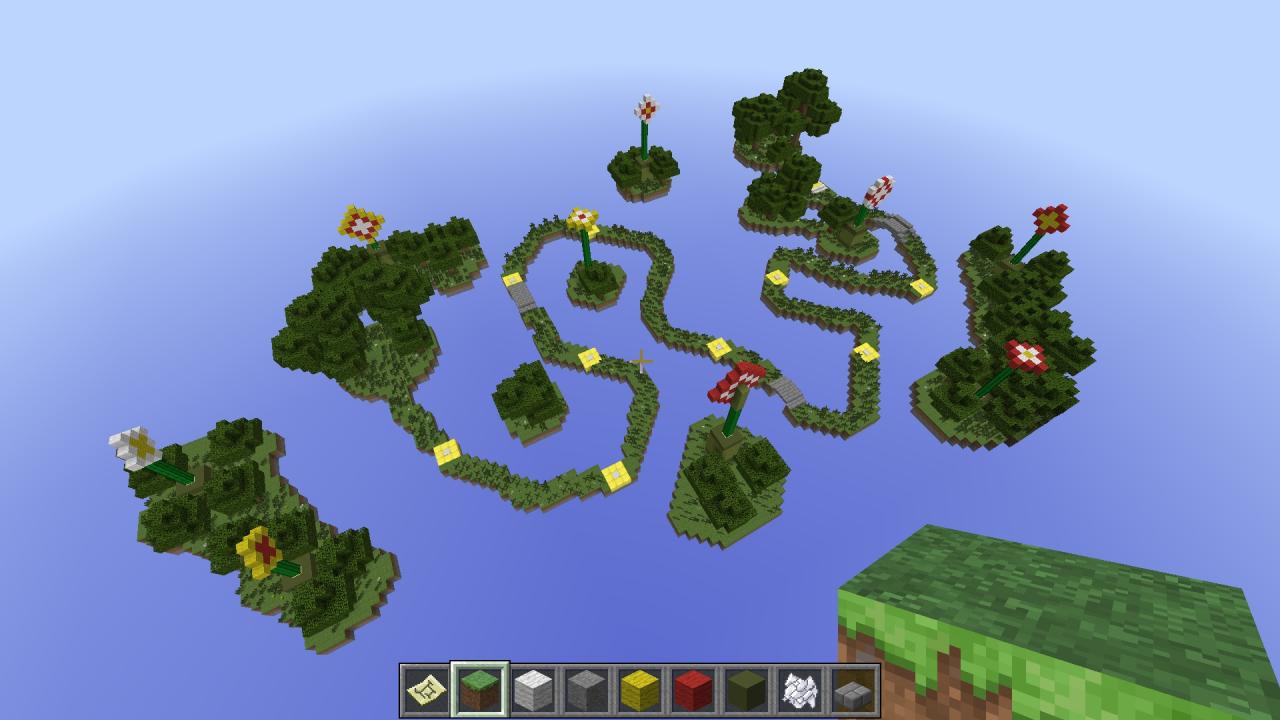 ALPHA !!!] Super Mario Adventure / jump & run map Minecraft Map