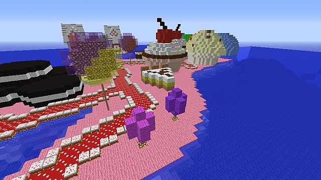 Candy Land Minecraft Map