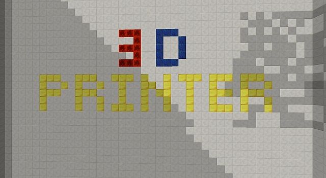 mijn 2de 3D printer Minecraft Map