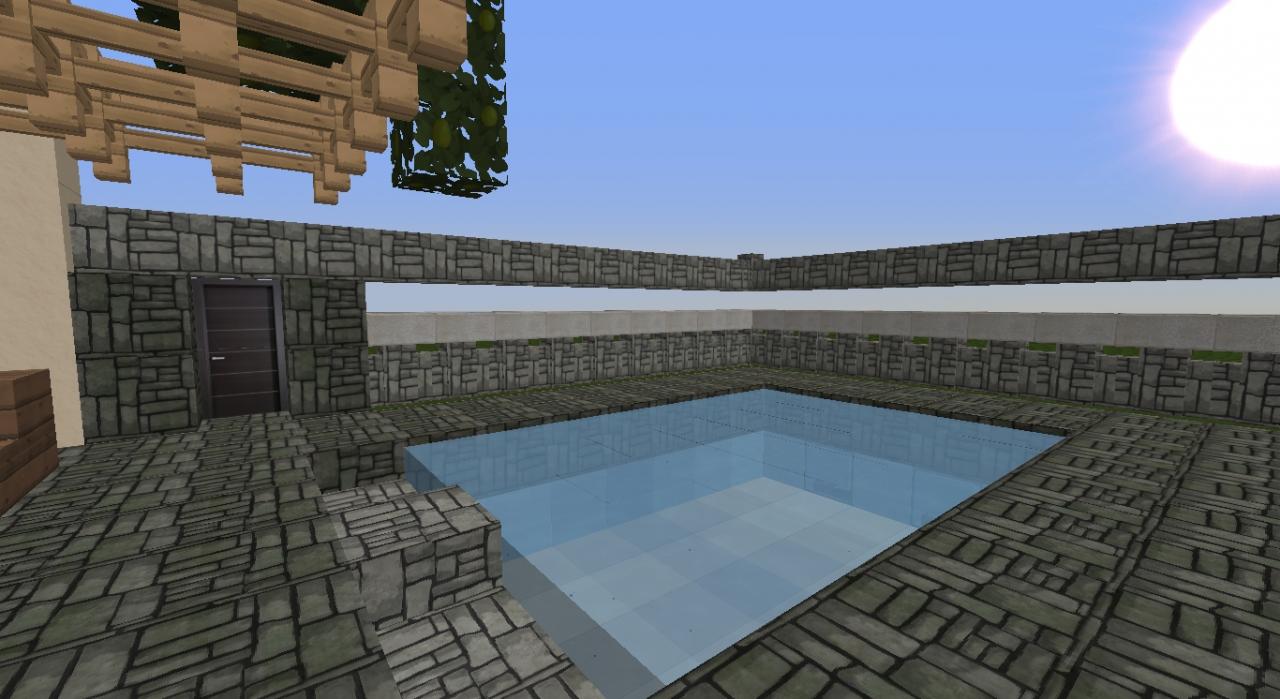 Modern house 1 - The Big Blue Minecraft Map