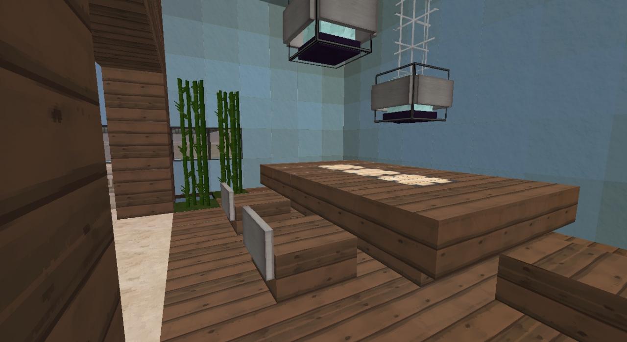 Modern house 1 - The Big Blue Minecraft Map