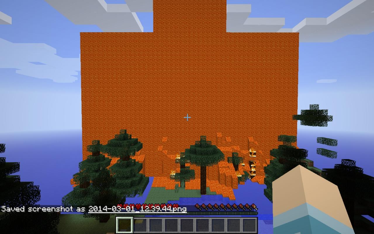 Lava room survival Minecraft Map