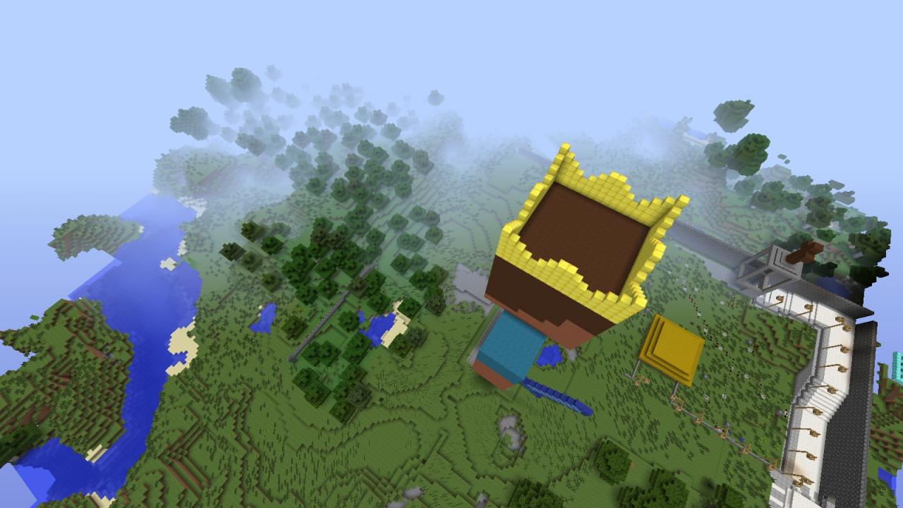 the Giant warrior King Minecraft Map