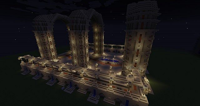 Sandstone Town Center Minecraft Map