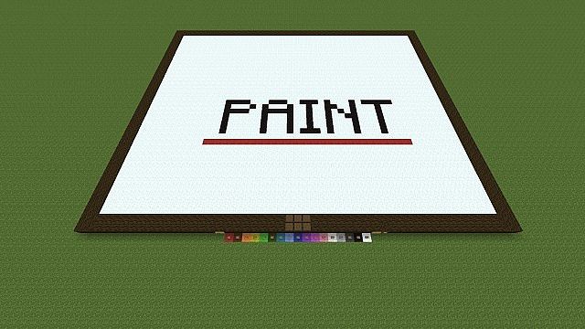 Paint in Minecraft Minecraft Map