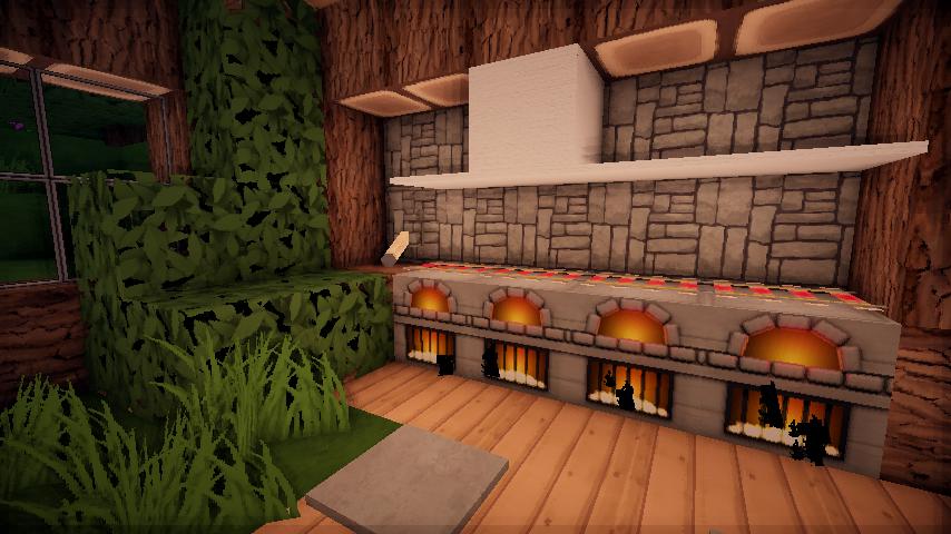 Minimal Log House Minecraft Map