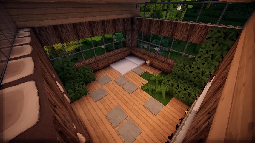 Minimal Log House Minecraft Map