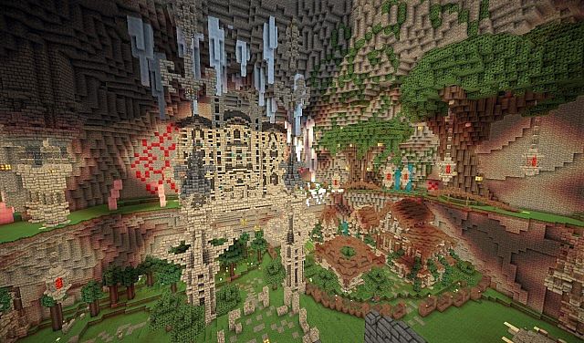 Mountain arena Minecraft Map