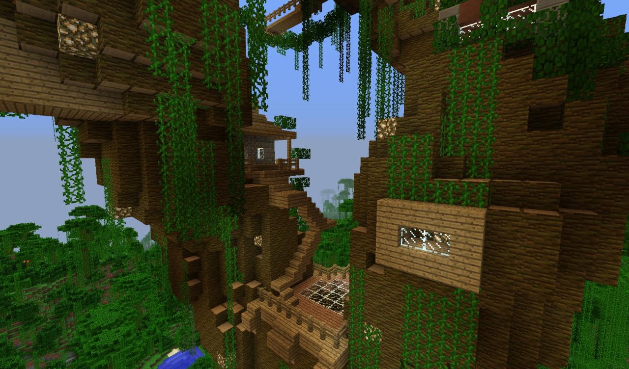 Giant Jungle Tree Minecraft Map