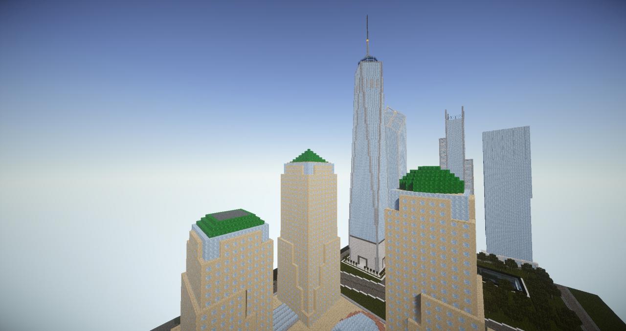 New World Trade Center and World Financial Center Minecraft Map
