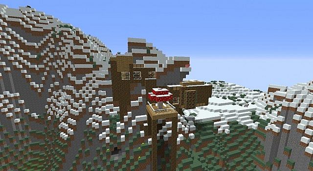 MY hillside house Minecraft Map