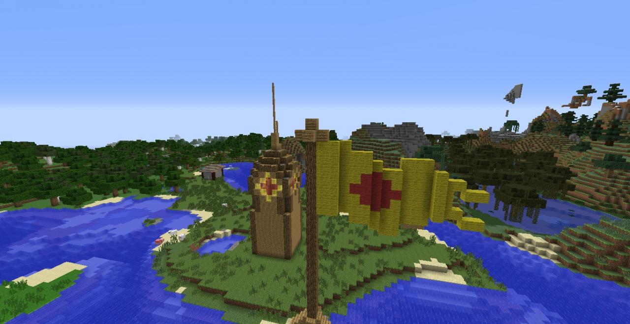 A whole world; The Adventure begins! Minecraft Map