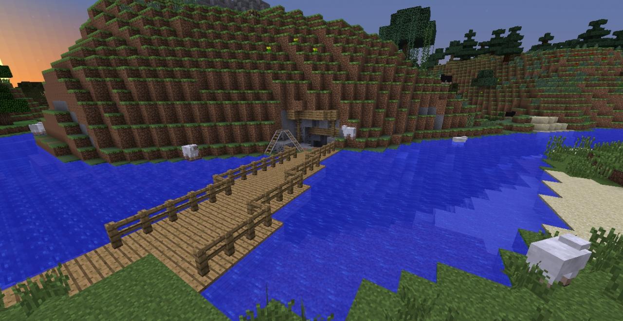 A whole world; The Adventure begins! Minecraft Map