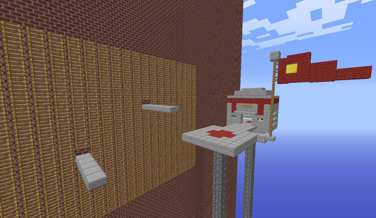 THE WALL PvP map Minecraft Map