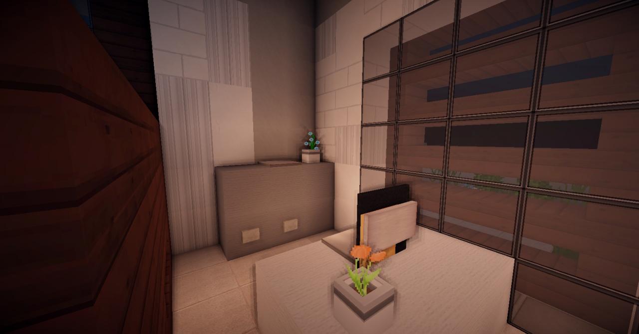 Coral I Modern House Minecraft Map