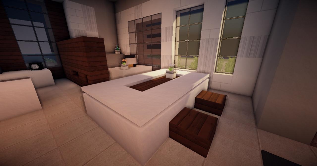 Coral I Modern House Minecraft Map