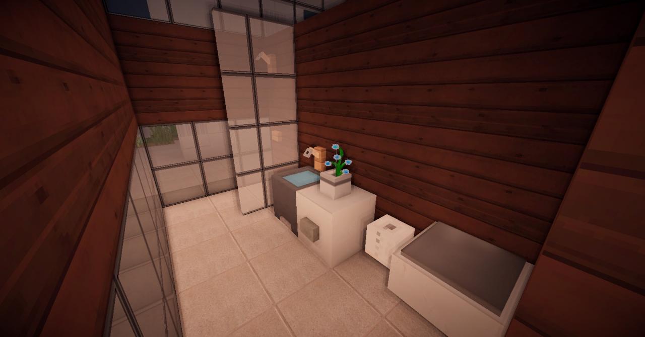 Coral I Modern House Minecraft Map