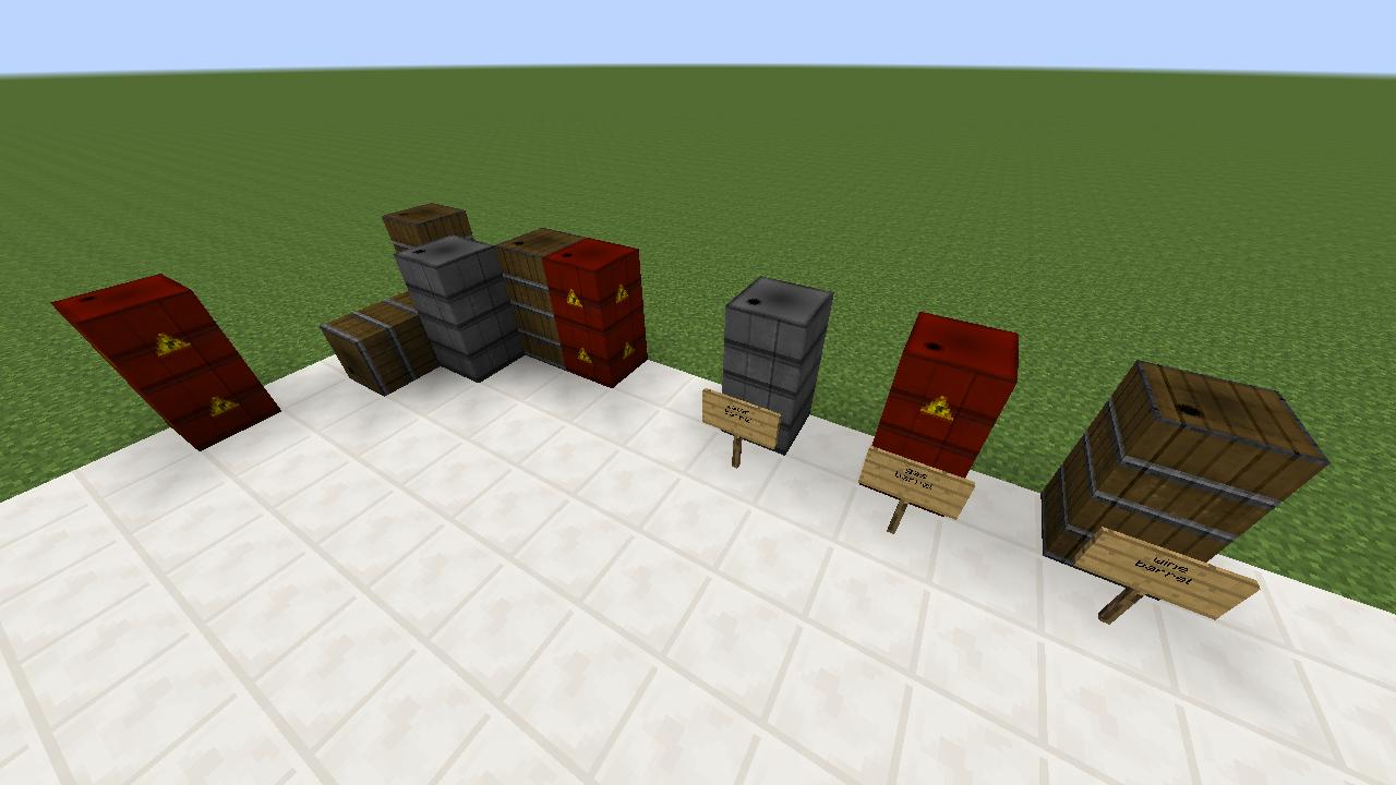 Exploding Barrels [1.8] Minecraft Map