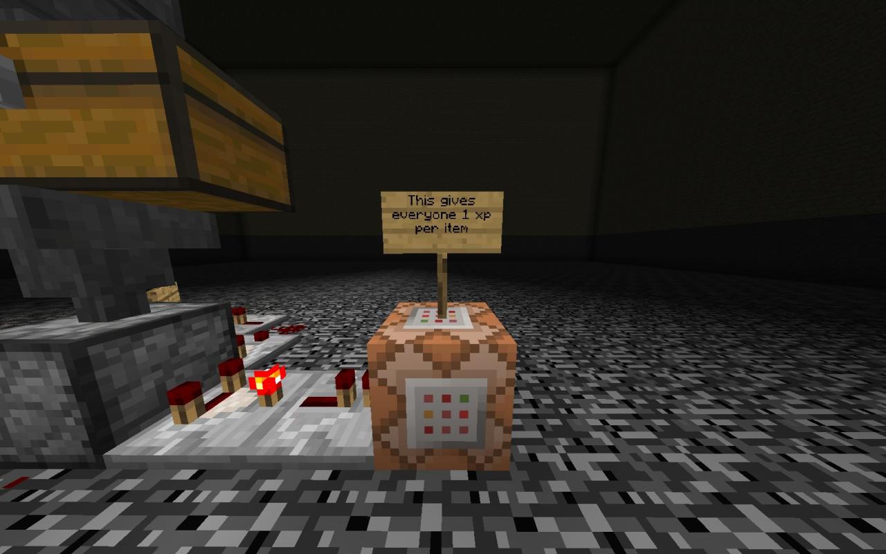 Item To Experience Converter (Mapmakers Tool) Minecraft Map