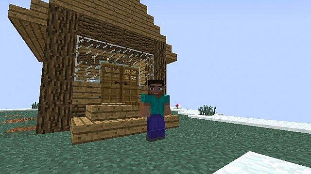 Starting world with house Minecraft Map