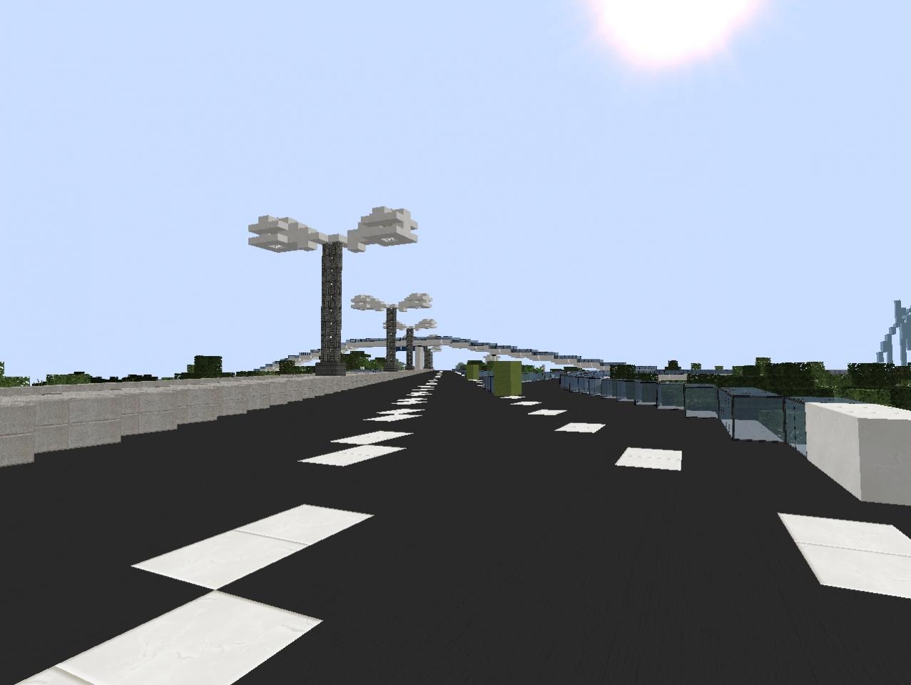 highway interchange Minecraft Map