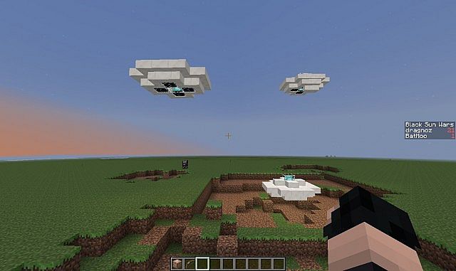 Flying Saucers in minecraft 1.8 Minecraft Map