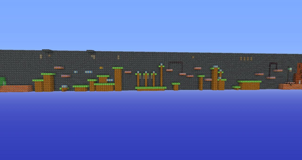 Super Mario (Bergsma)Bros Minecraft V8 Minecraft Map