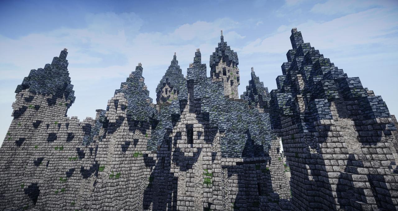Epic Gothic Castle + [ Download ] Minecraft Map