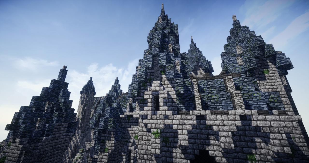 Epic Gothic Castle + [ Download ] Minecraft Map