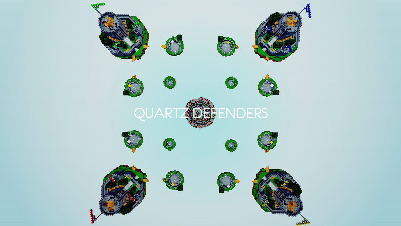 "QUARTZ DEFENDERS" EVENT PVP MAP [1.7.4-1.8] 4 Teams Minecraft Map