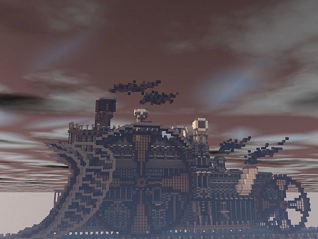 Steampunk locomotive Minecraft Map